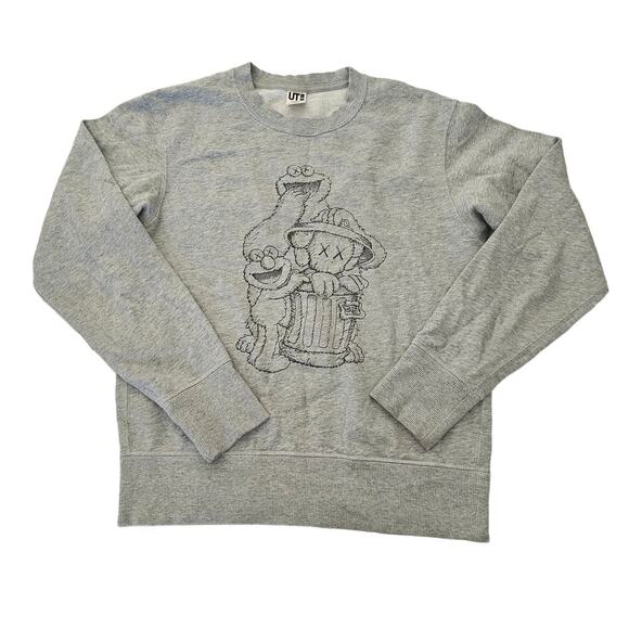 Uniqlo | Tops | Kaws X Uniqlo X Sesame Street Companion Trash Can ...